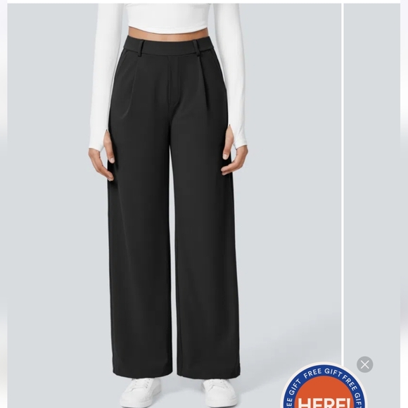 HALARA | Pants & Jumpsuits | High Waisted Side Pocket Straight Leg Work ...